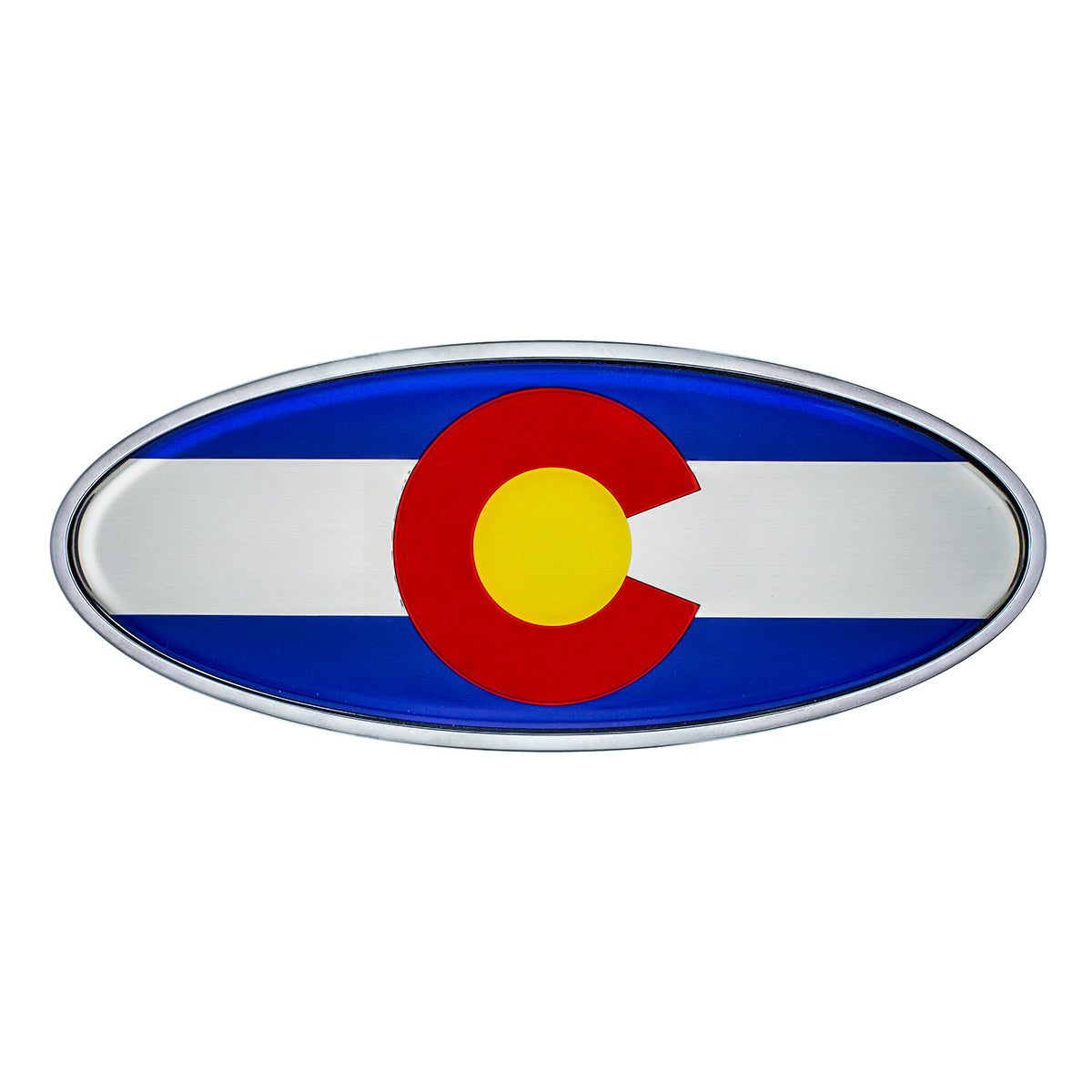 Chrome Die Cast Colorado Flag Emblem – UPcarparts