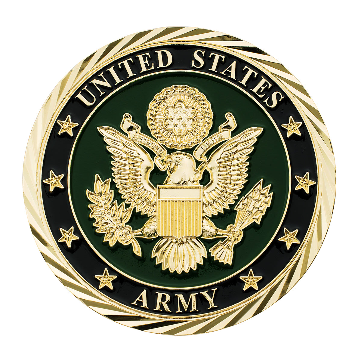 1-3/4" U.S. Military Adhesive Metal Medallion - Army – United Pacific