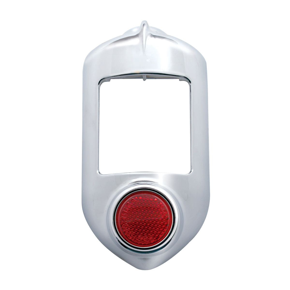 Chrome Tail Light Bezel With Reflector For 1951-52 Chevy Passenger Car ...