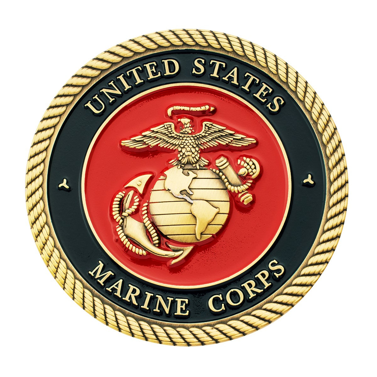 1-3/4" U.S. Military Adhesive Metal Medallion - Marine Corps – UPcarparts