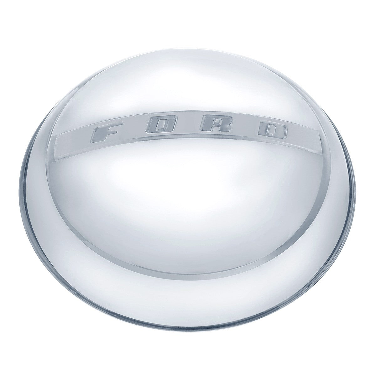 Stainless Steel "Ford" Script Hubcap For 1947-48 Ford Car & 1947-56 Fo ...