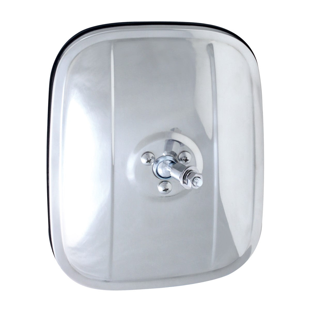 6" X 8" Polished Stainless Steel Exterior Mirror Head For 1947-72 Chev ...